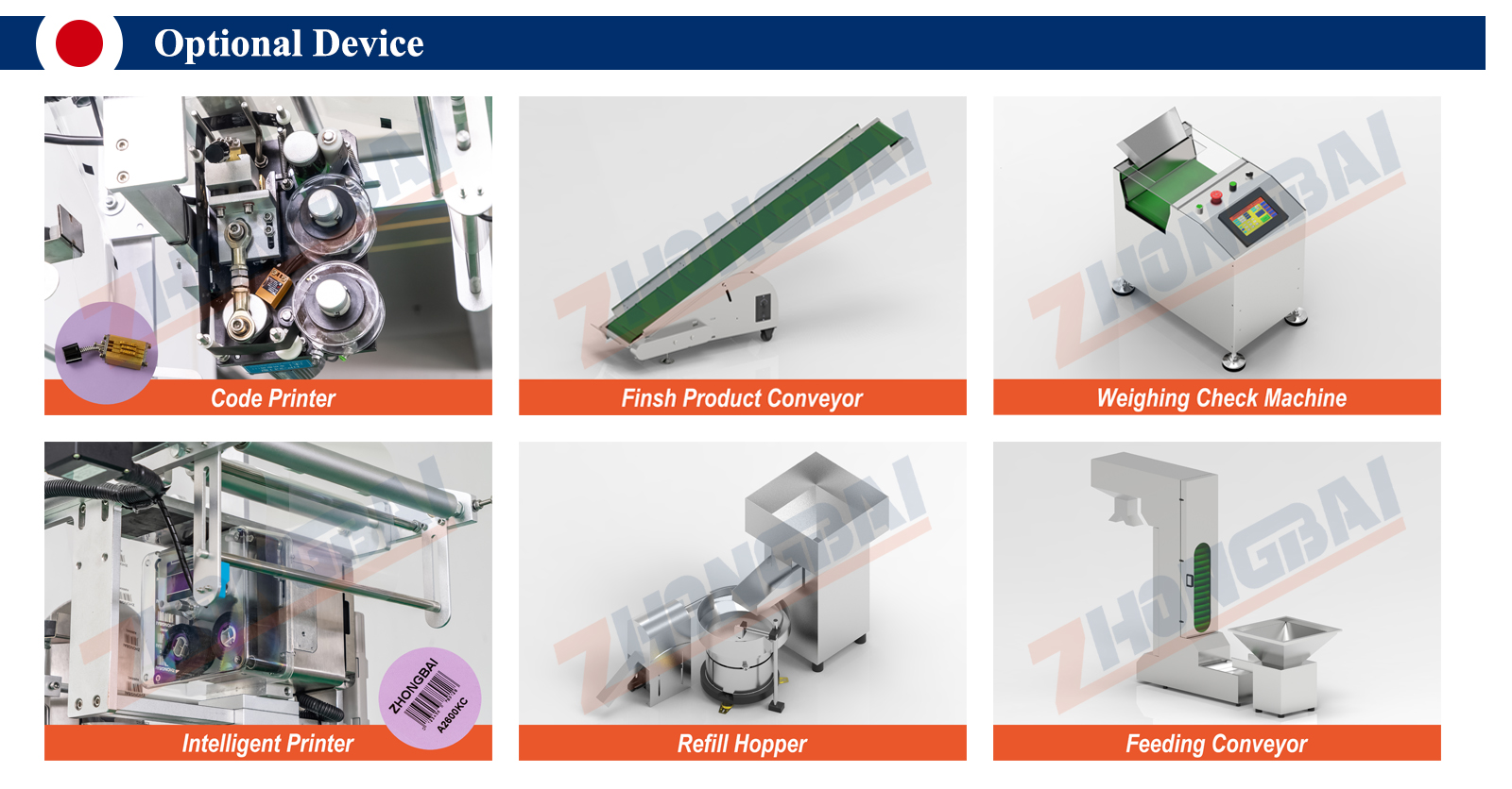 Automatic Counting and Packing Machine with Three Vibratory Bolw Feeders